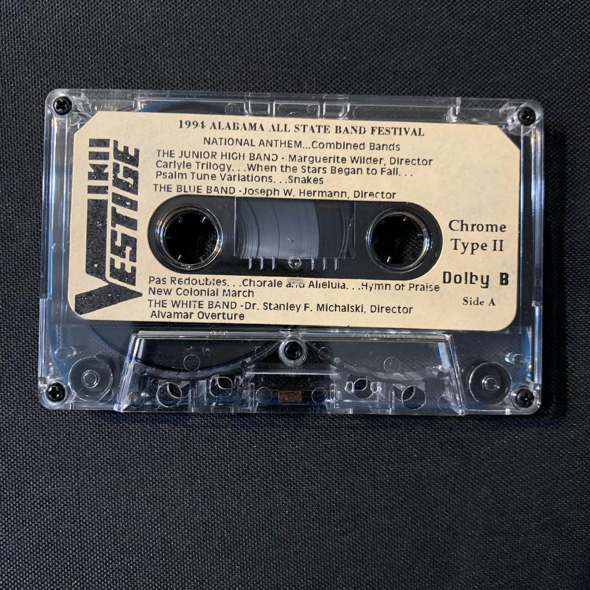CASSETTE Alabama 1994 All-State Band Festival tape Bandmasters Associa ... CASSETTE Alabama 1994 All-State Band Festival tape Bandmasters Associa ...