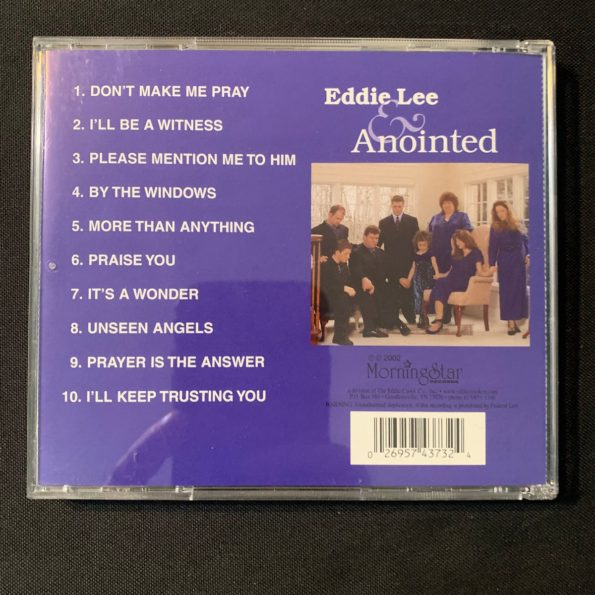 CD Eddie Lee and Anointed 'By the Windows' (2002) Christian family gos – The Exile Media and ...