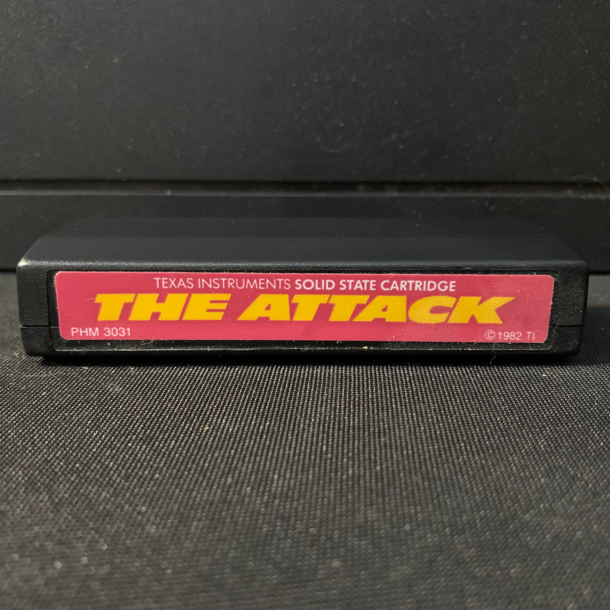 TEXAS INSTRUMENTS TI 99/4A The Attack (1982) red label video game cart – The Exile Media and ...
