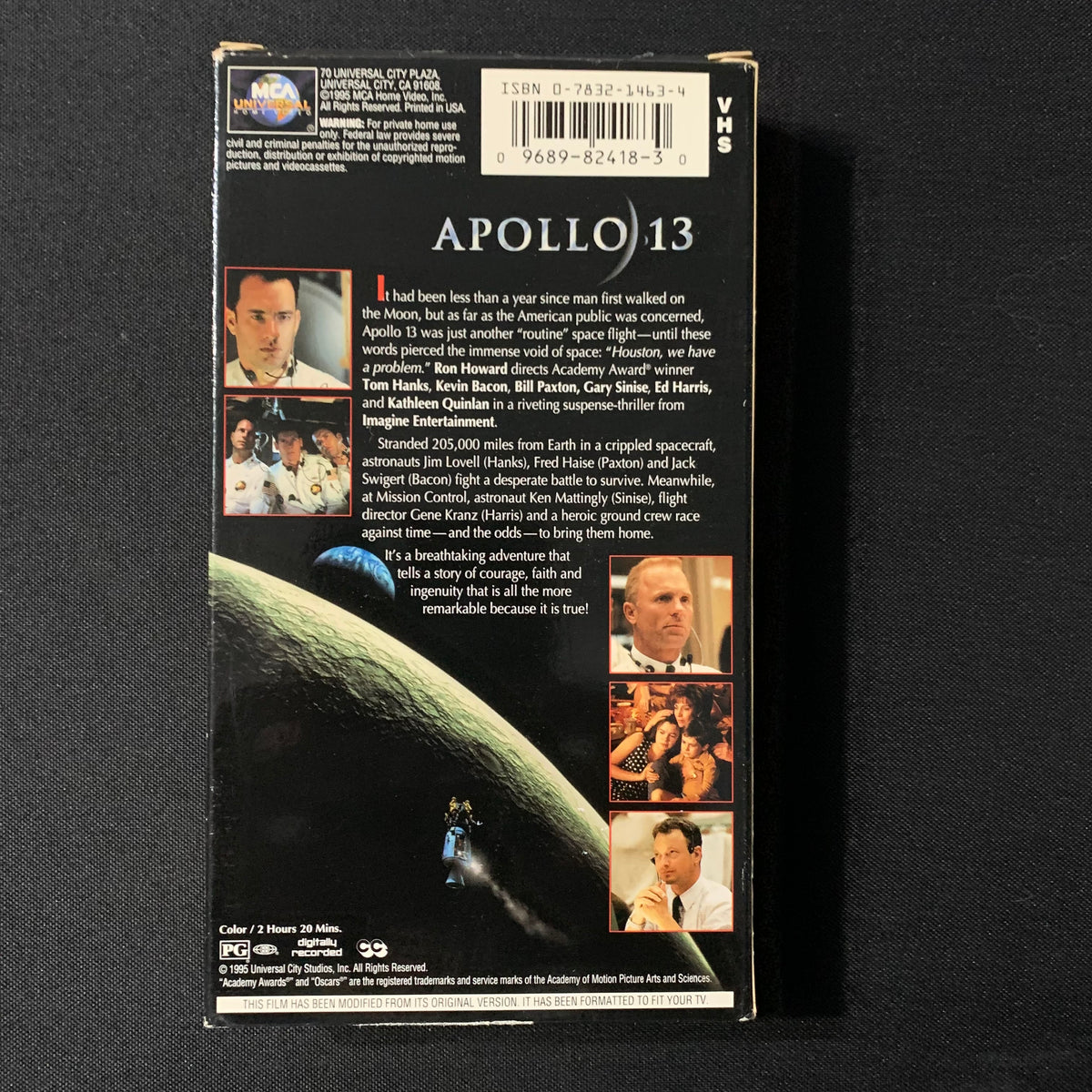 VHS Apollo 13 (1995) Tom Hanks, Kevin Bacon, Bill Paxton, Gary Sinise, – The Exile Media and ...