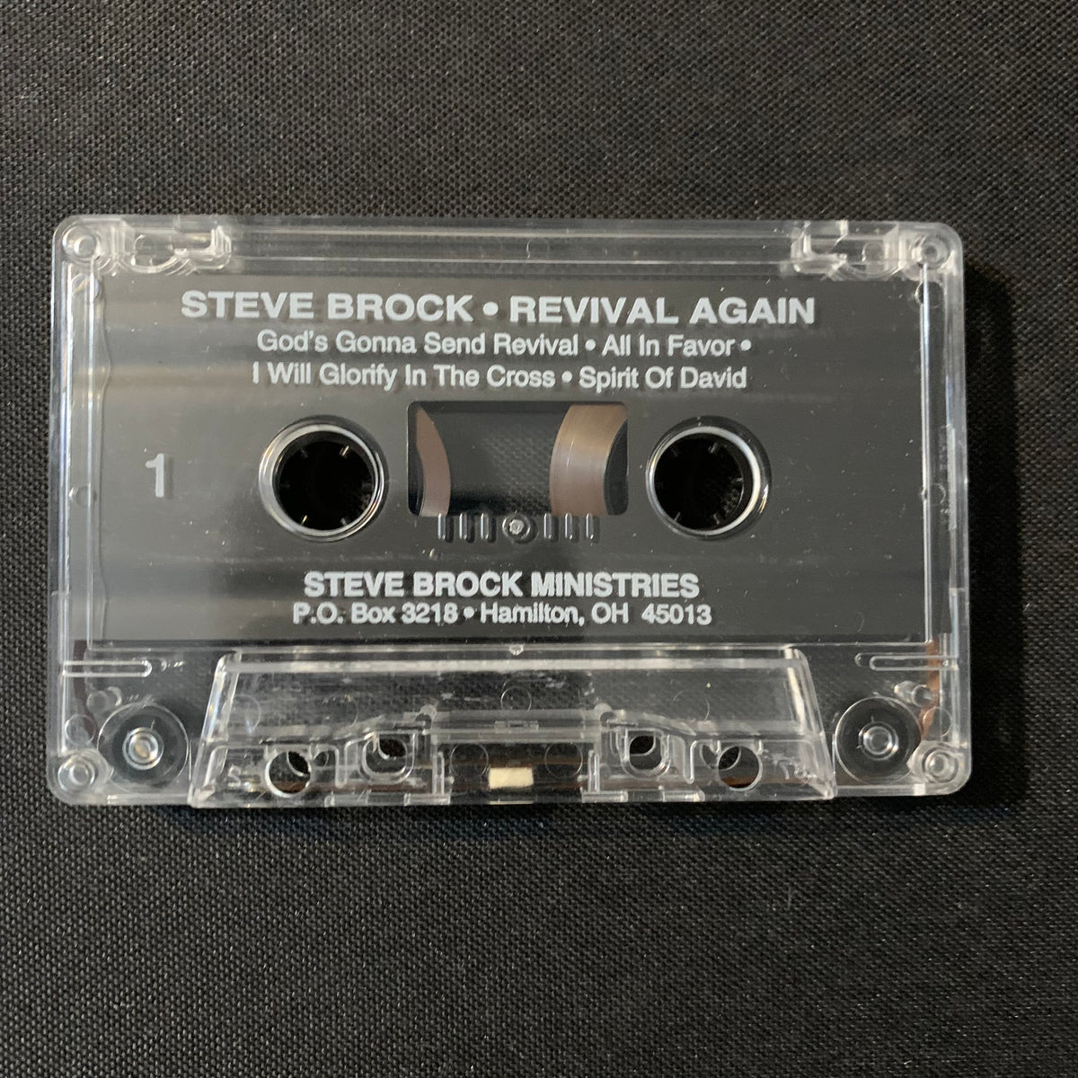 CASSETTE Steve Brock 'Revival Again' Hamilton, Ohio evangelist Christi ...