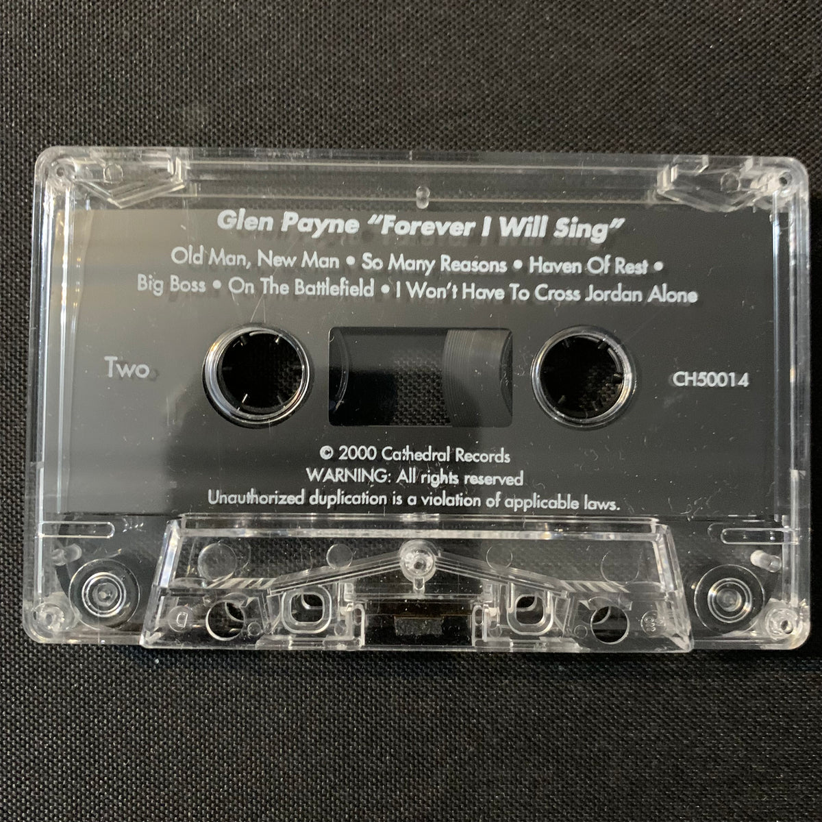 CASSETTE Glen Payne 'Forever I Will Sing' (2000) Cathedrals founding m ...