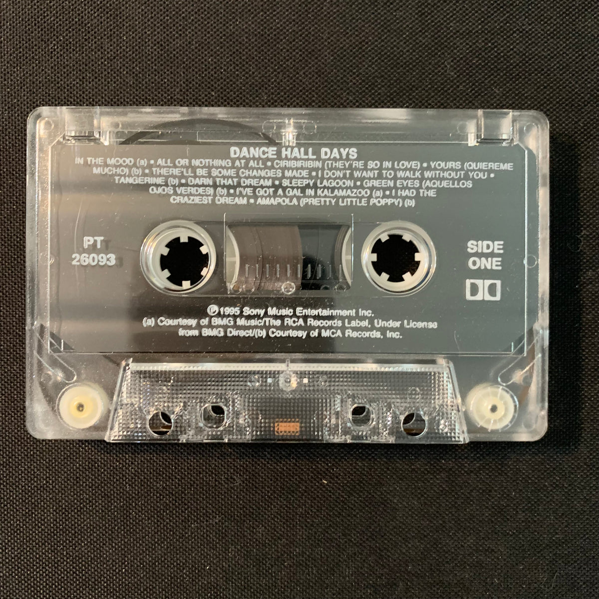 CASSETTE Dance Hall Days [Tape 2] (1995) Harry James, Benny Goodman, J ...