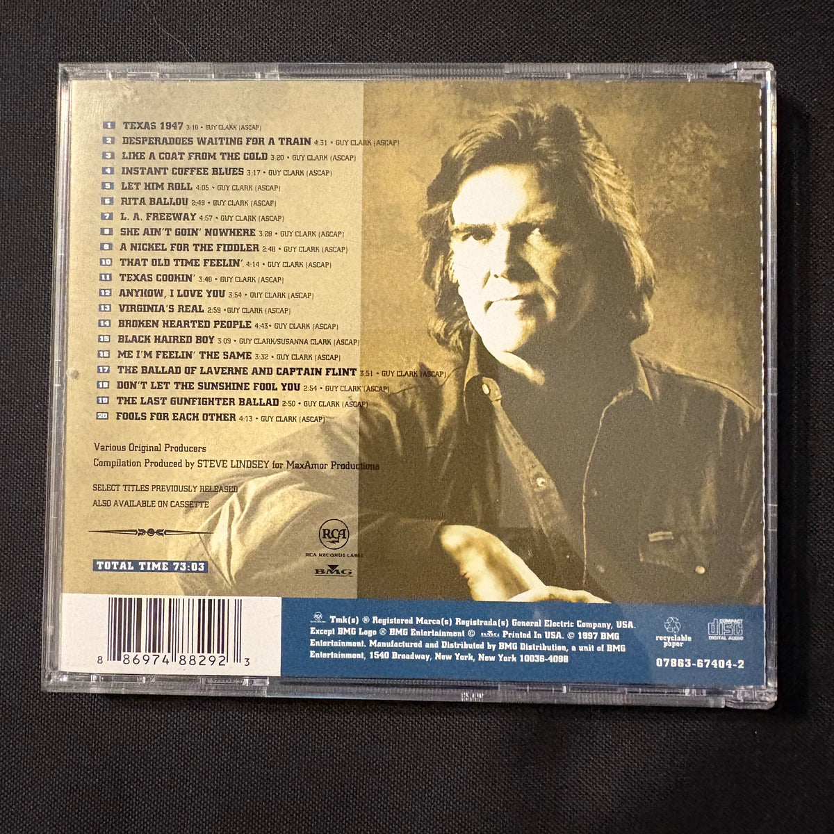 CD Guy Clark 'The Essential Guy Clark' (1997) Desperados Waiting For a ...