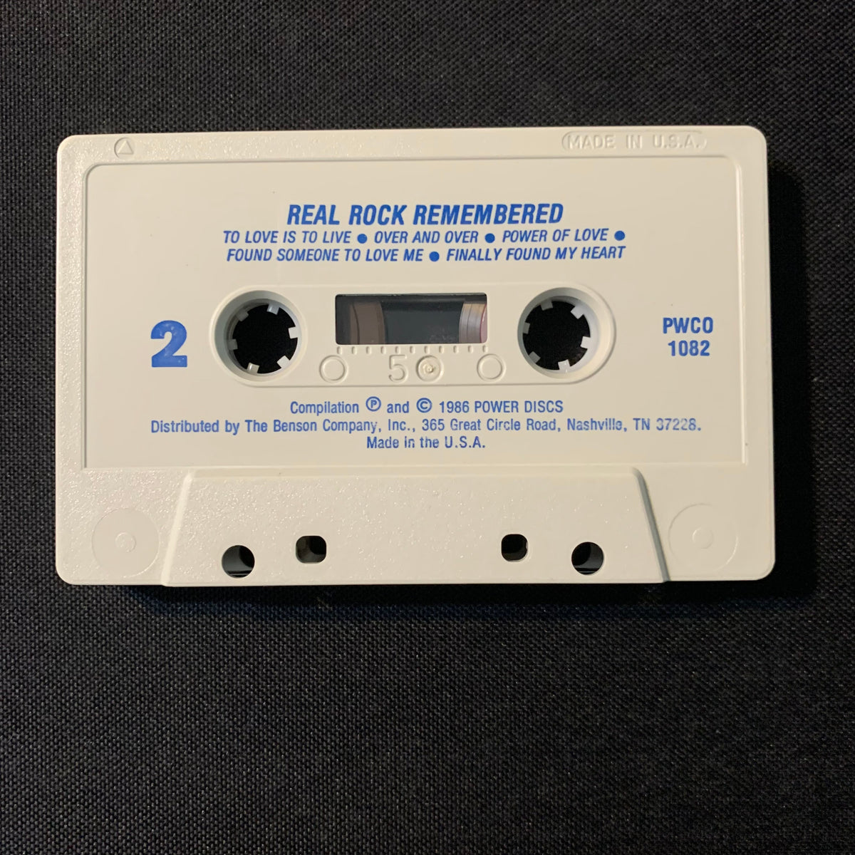 CASSETTE Real Rock Remembered (1986) DeGarmo and Key, Daniel Band, Joe ...