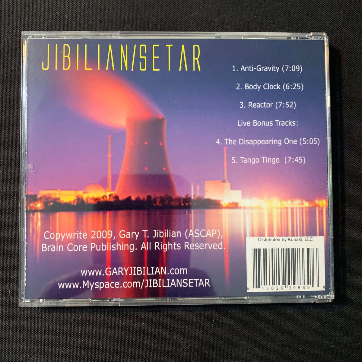 CD Gary Jibilian/Jay Setar 'Anti Body Reactor' (2009) stick and drums ...