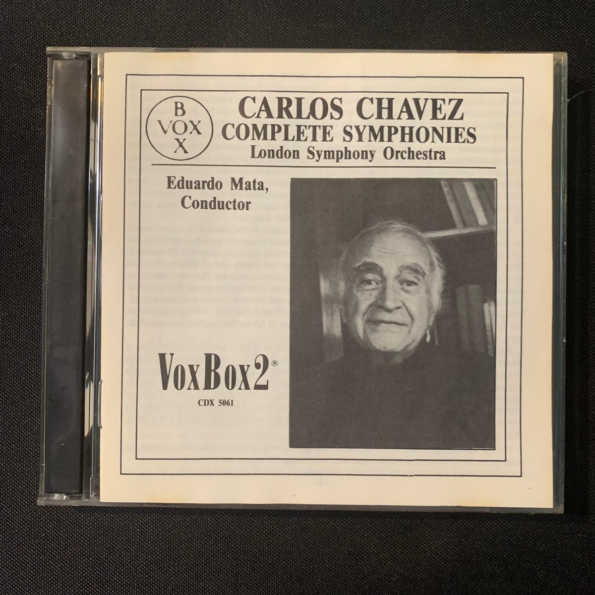 CD Carlos Chavez 'Complete Symphonies' (1992) VoxBox 2-disc set missin ...