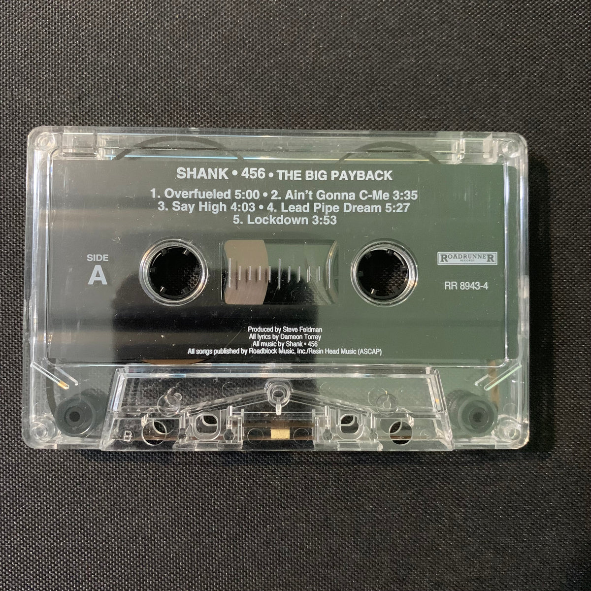 CASSETTE Shank 456 'The Big Payback' (1995) hardcore heavy metal groov ...