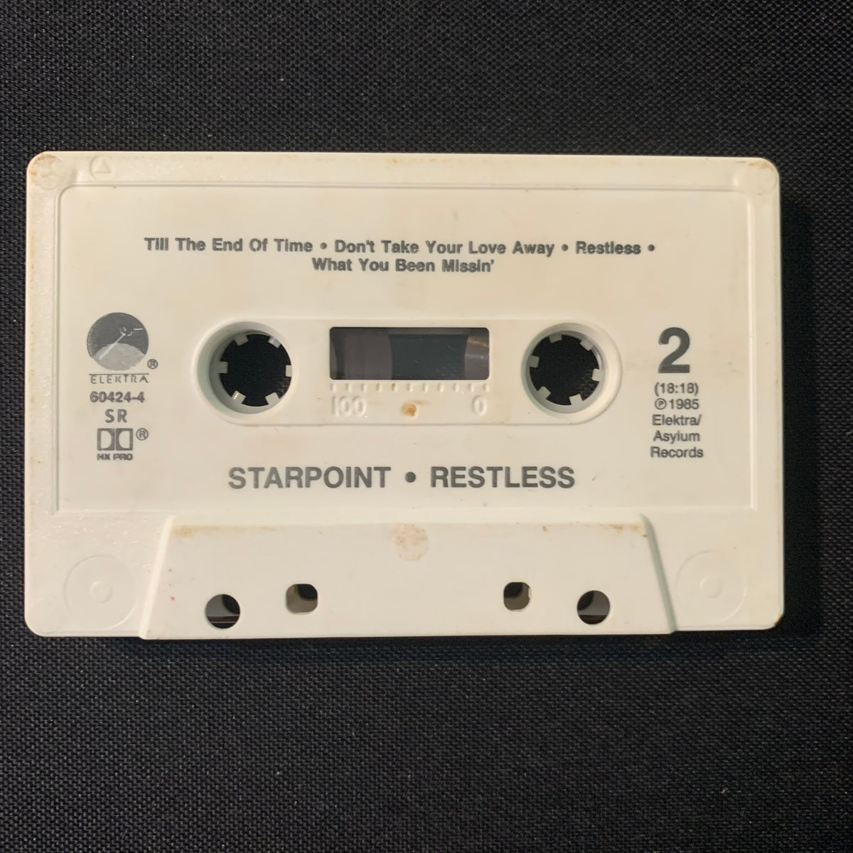 CASSETTE Starpoint 'Restless' (1985) Object of My Desire R&B 1980s one ...