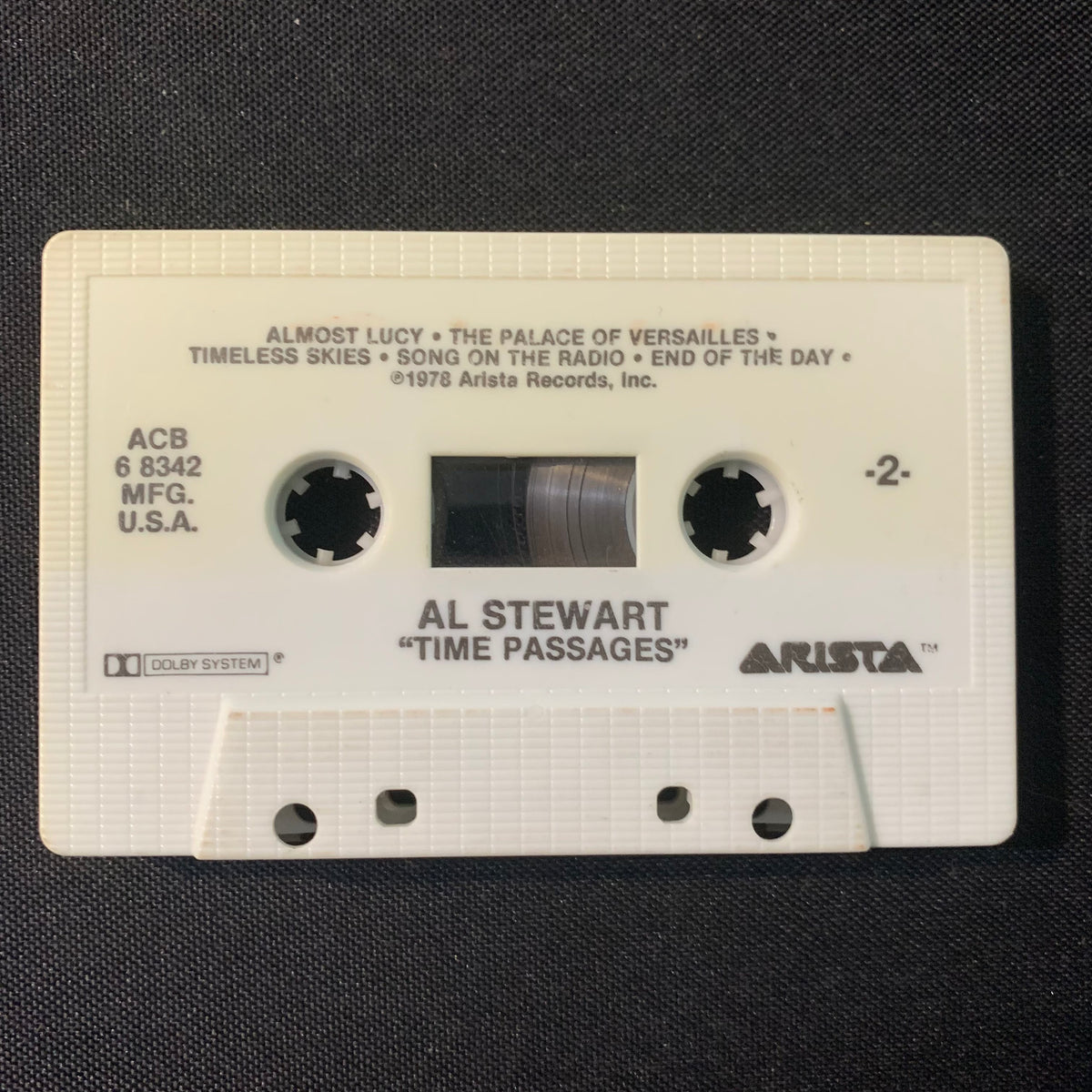 CASSETTE Al Stewart 'Time Passages' (1978) Song On the Radio, Life In ...