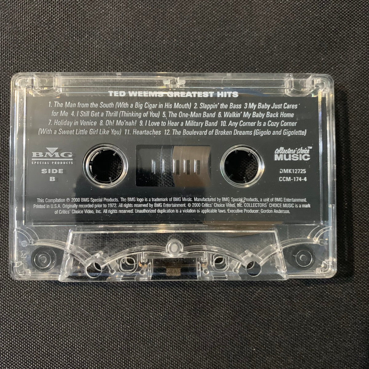 CASSETTE Ted Weems 'Greatest Hits' (2000) big band standards swing bes ...