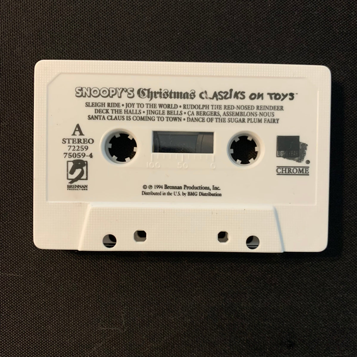 CASSETTE Snoopy's Christmas - Classiks On Toys (1994) – The Exile Media ...