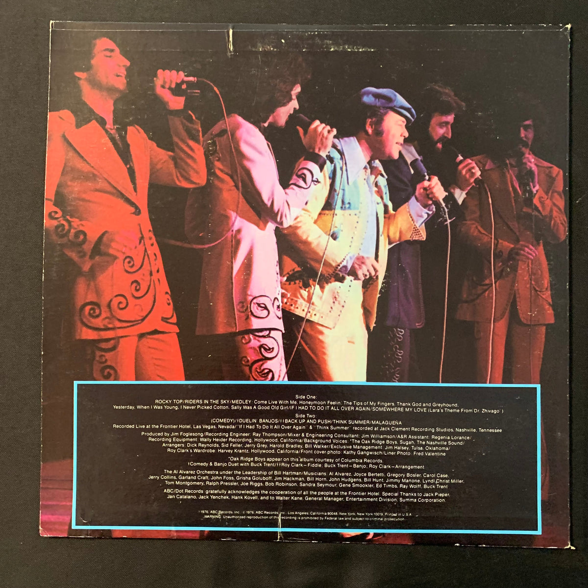 LP Roy Clark 'In Concert' (1976) VG+/VG country live vinyl record – The ...