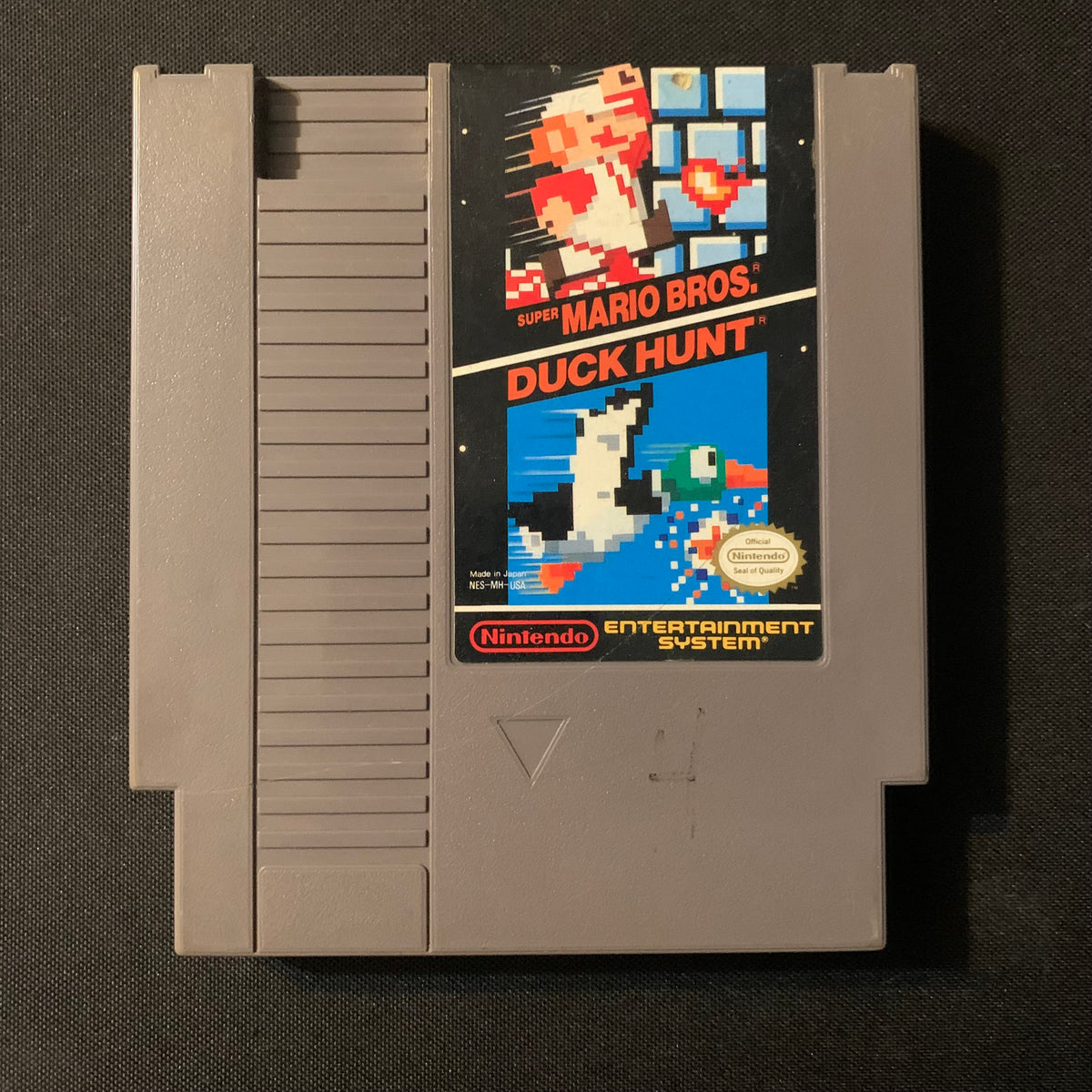 NINTENDO NES Super Mario Bros/Duck Hunt (1985) tested video game cartr ...