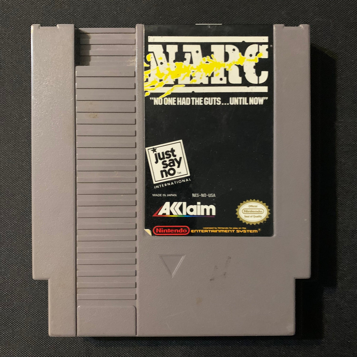 NINTENDO NES Narc (1990) tested video game cartridge – The Exile Media ...