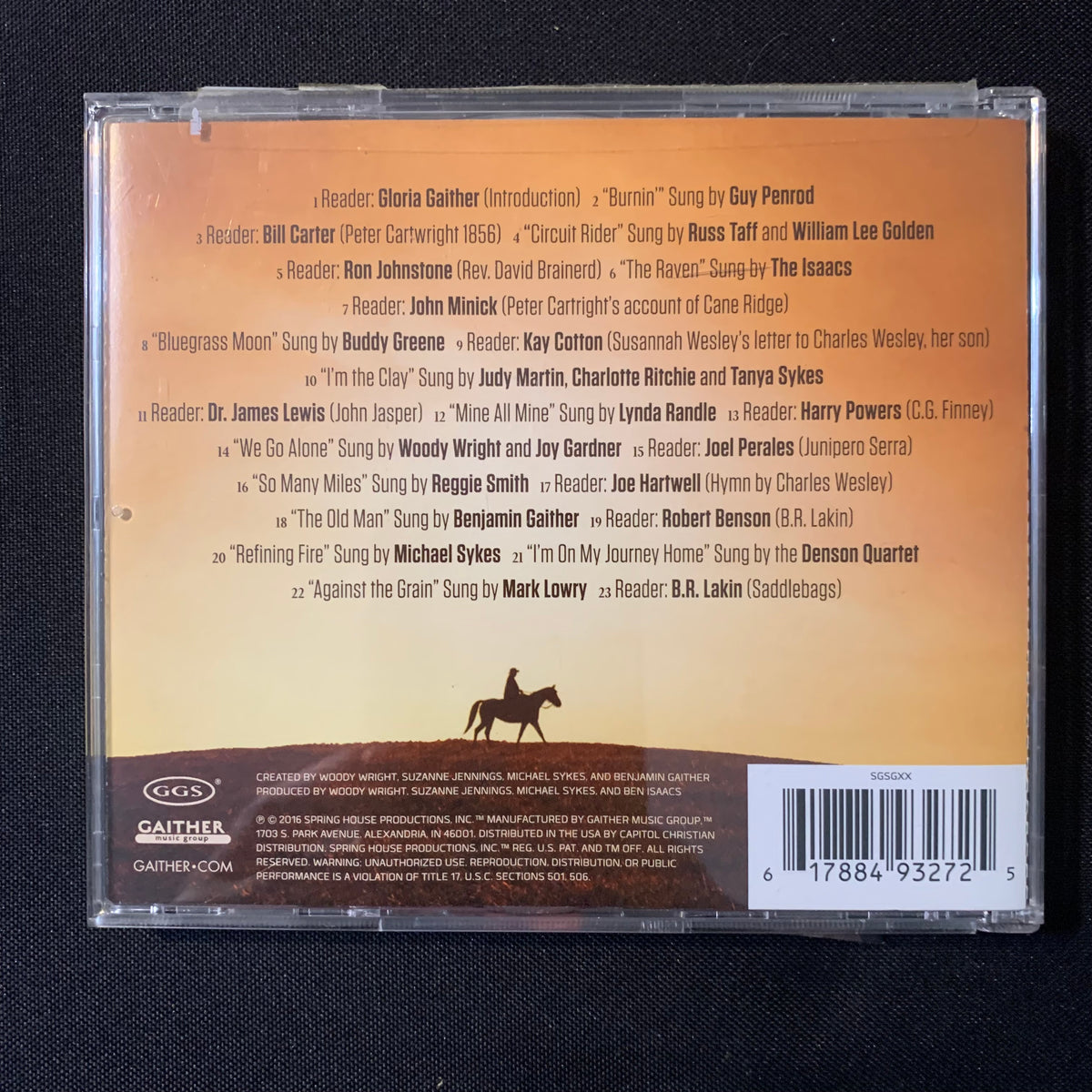 CD Circuit Rider (2016) CD/DVD Gaither Family, Bill Carter, Russ Taff ...