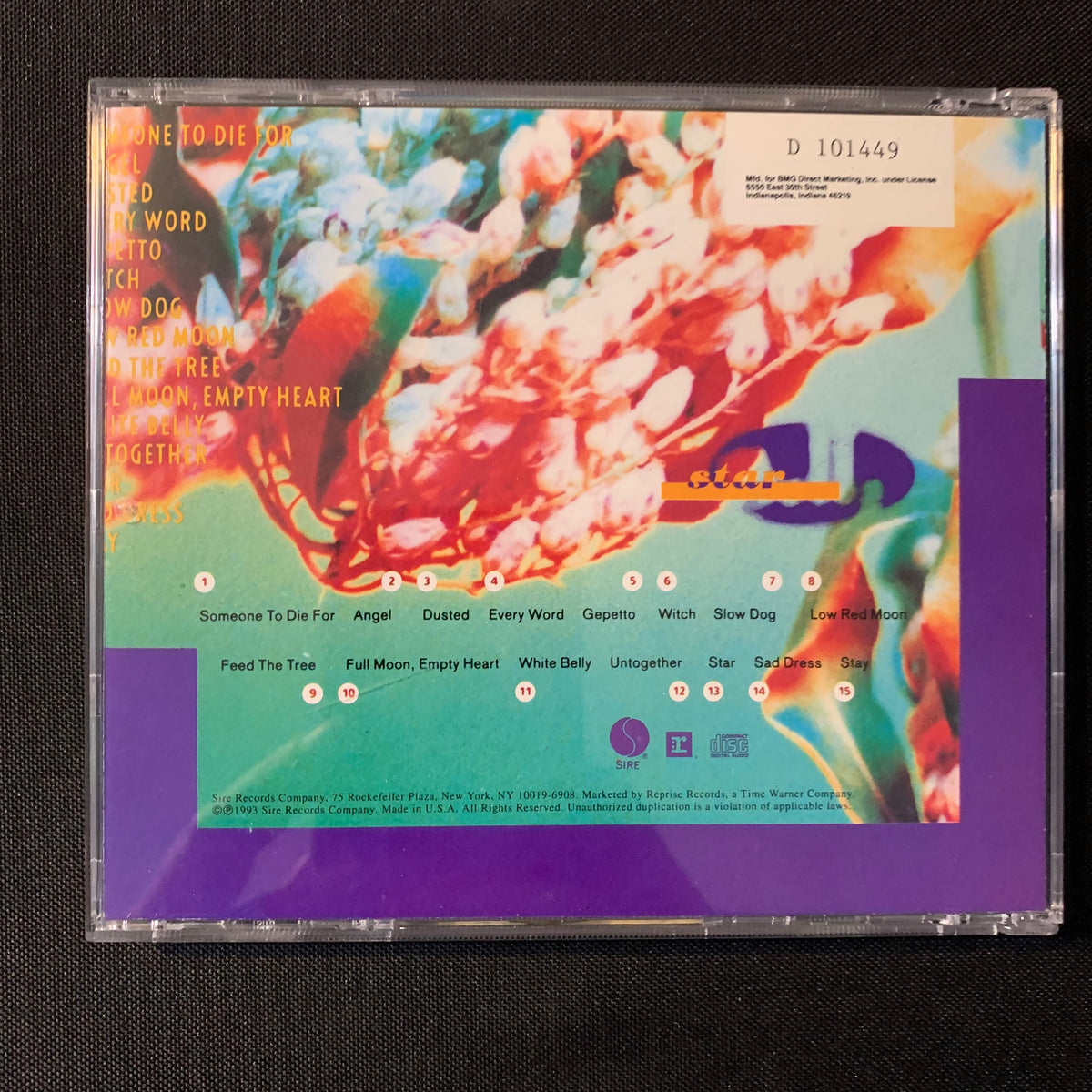 CD Belly 'Star' (1993) Feed the Tree, Gepetto – The Exile Media and ...