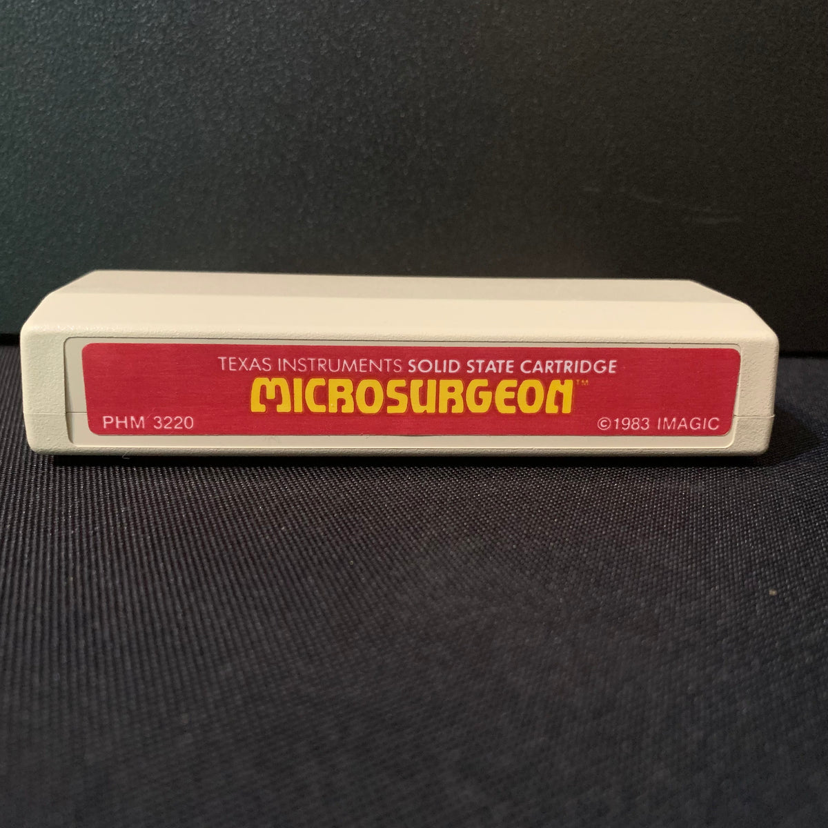 TEXAS INSTRUMENTS TI 99/4A Microsurgeon classic tested video game cart ...