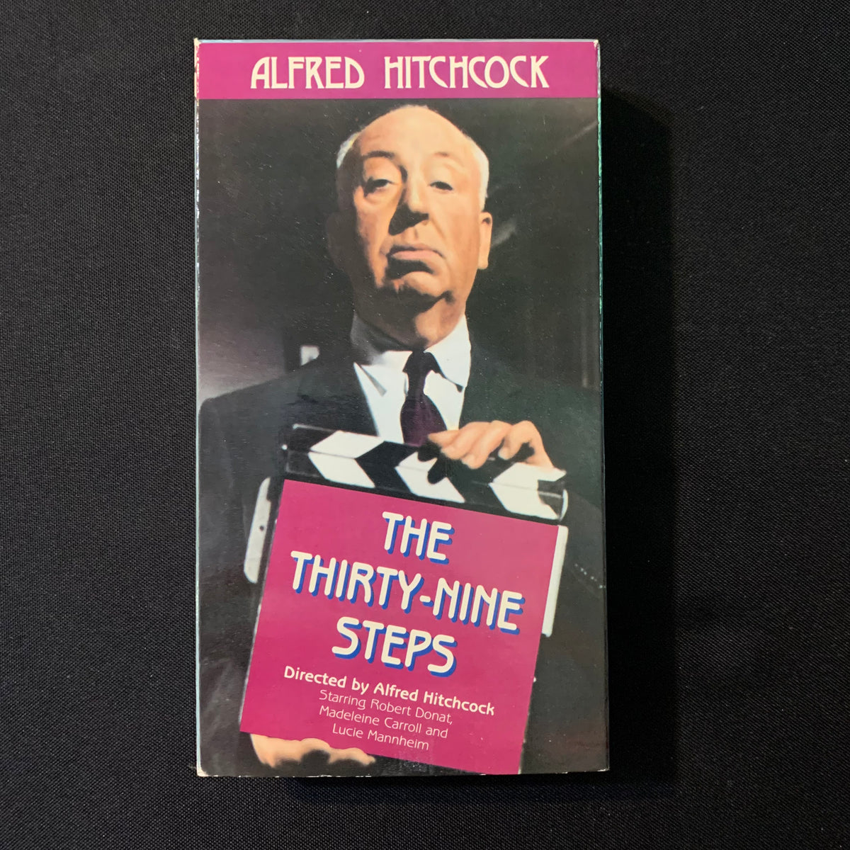 VHS The Thirty Nine Steps (1935) Robert Donat, Madeleine Carroll, Alfr ...