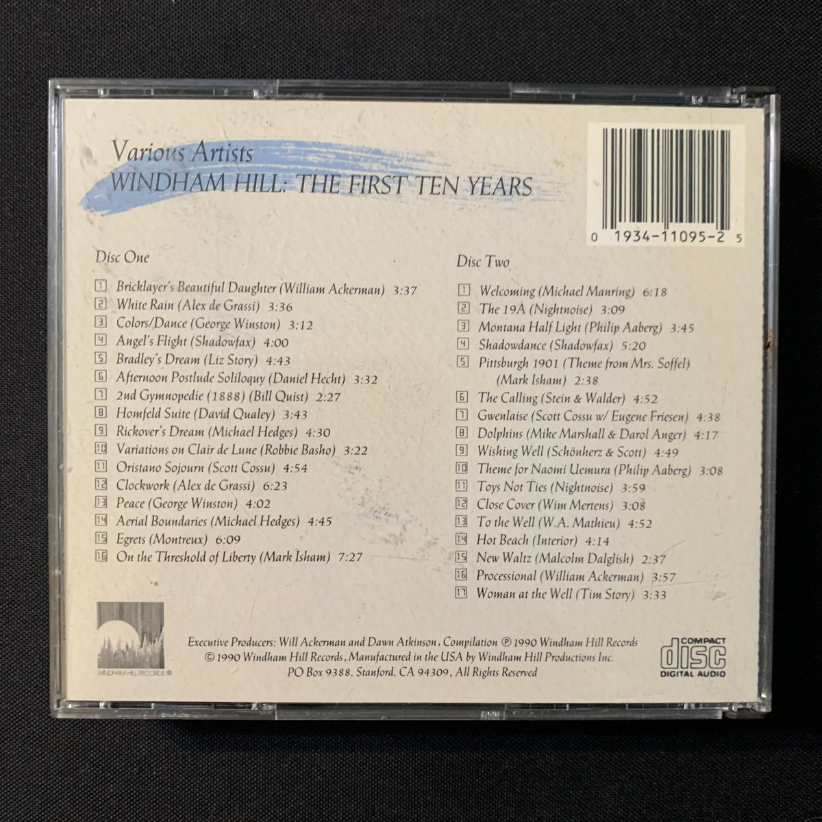 CD Windham Hill: The First Ten Years (1990) Tim Story, Shadowfax, Will ...