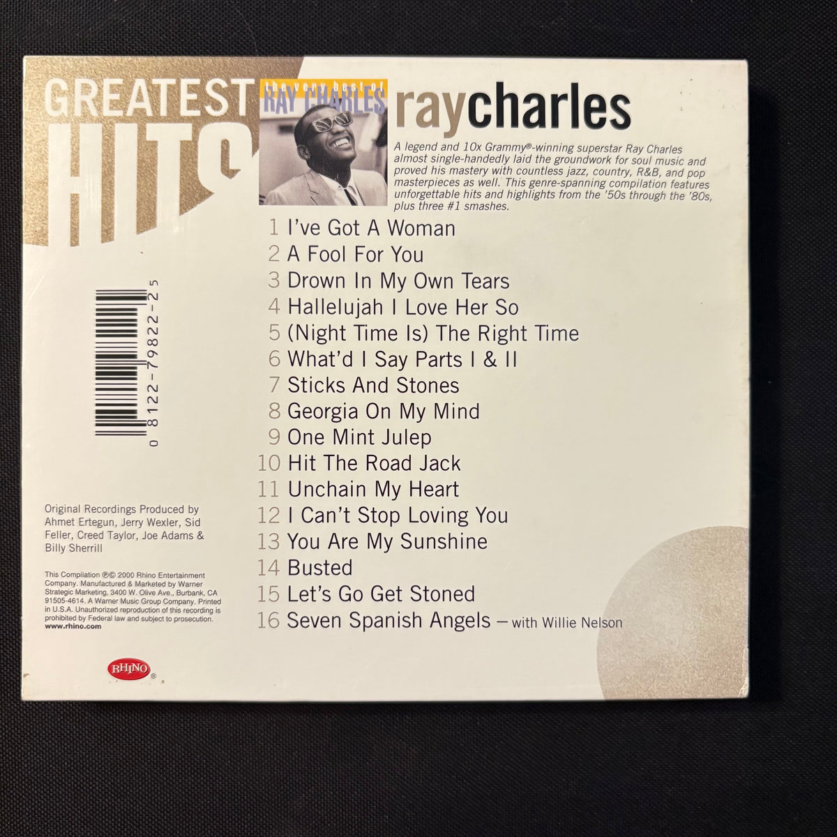 CD Ray Charles 'Very Best Of' (2000) I've Got a Woman, Georgia On My M ...