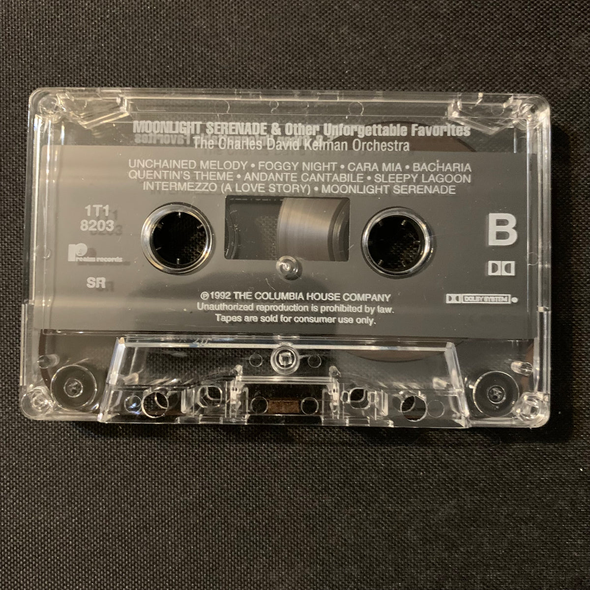 CASSETTE Charles David Kelman Orchestra 'Moonlight Serenade and Other ...