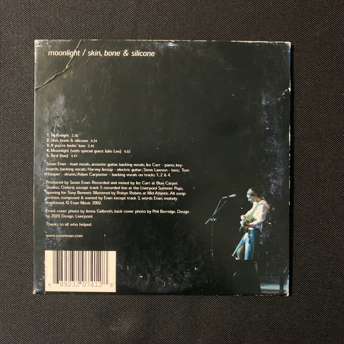 CD Susan Enan 'Moonight/Skin Bone and Silicone' (2002) rare EP Sarah M ...