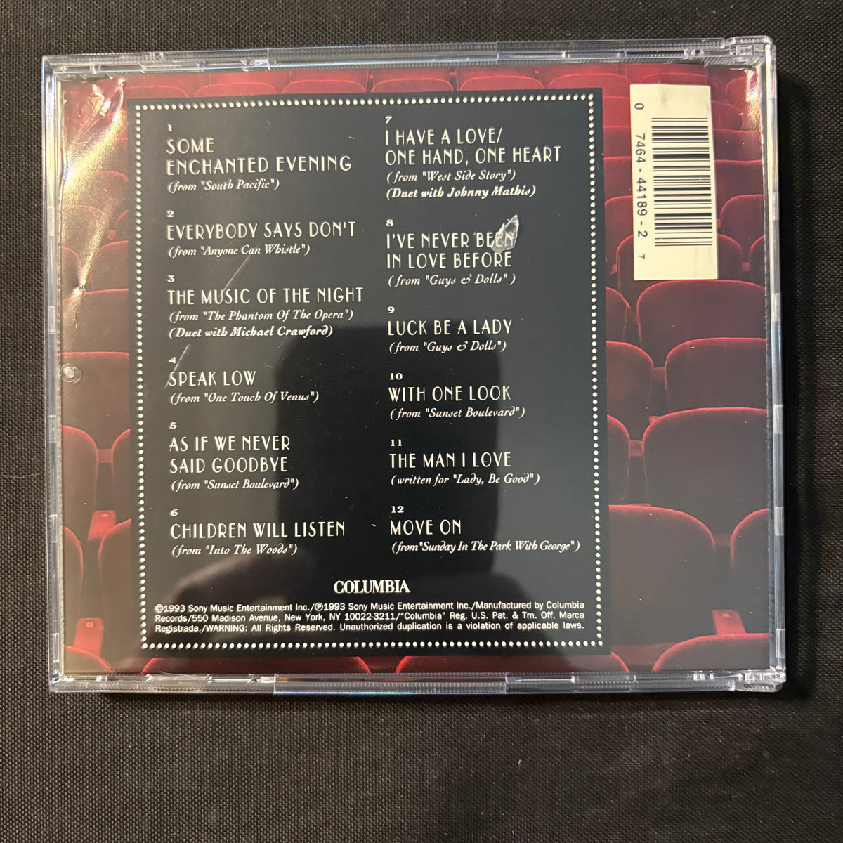 CD Barbra Streisand 'Back To Broadway' (1993) Some Enchanted Evening ...