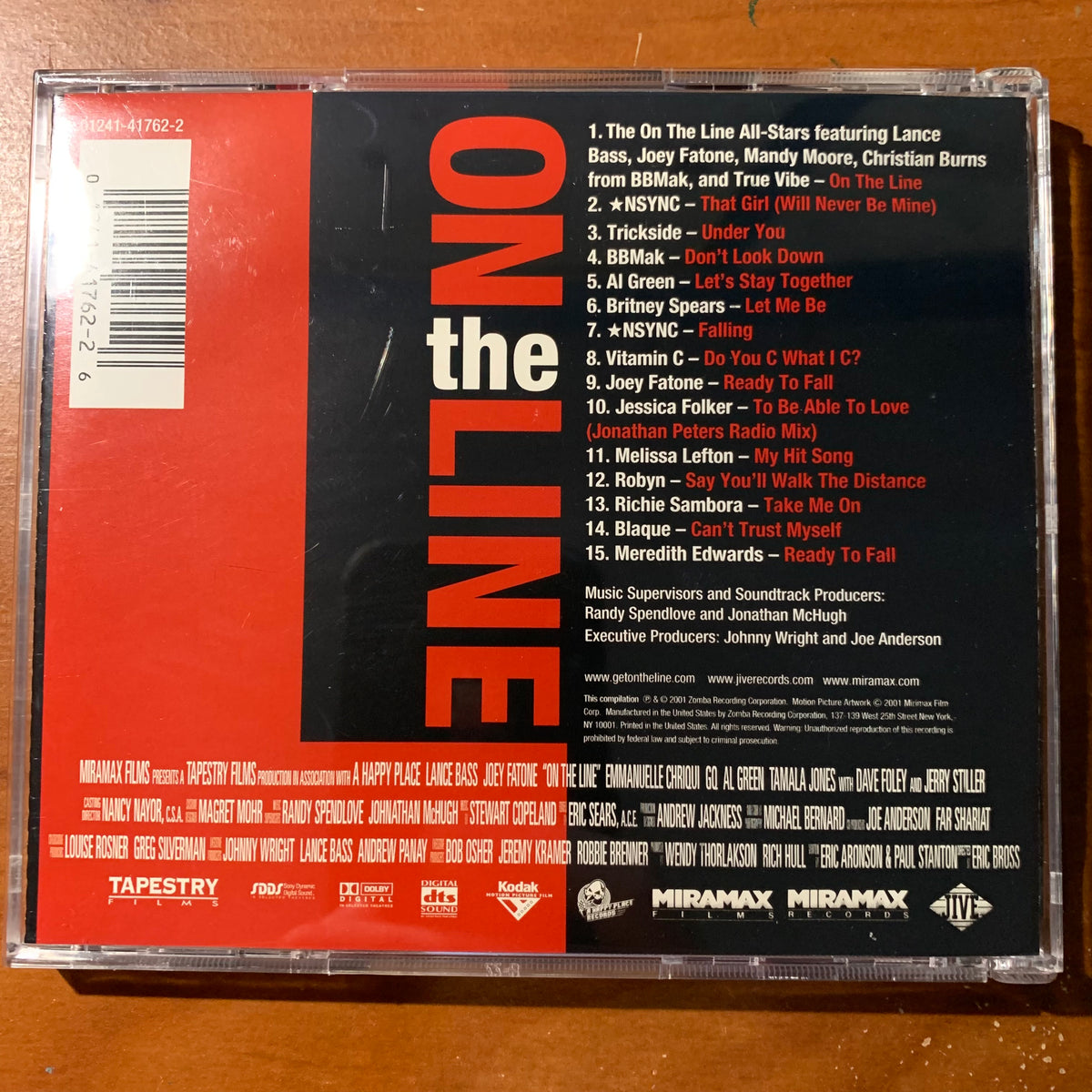 CD On The Line soundtrack (2001) BBMak, NSYNC, Vitamin C, Britney Spea ...