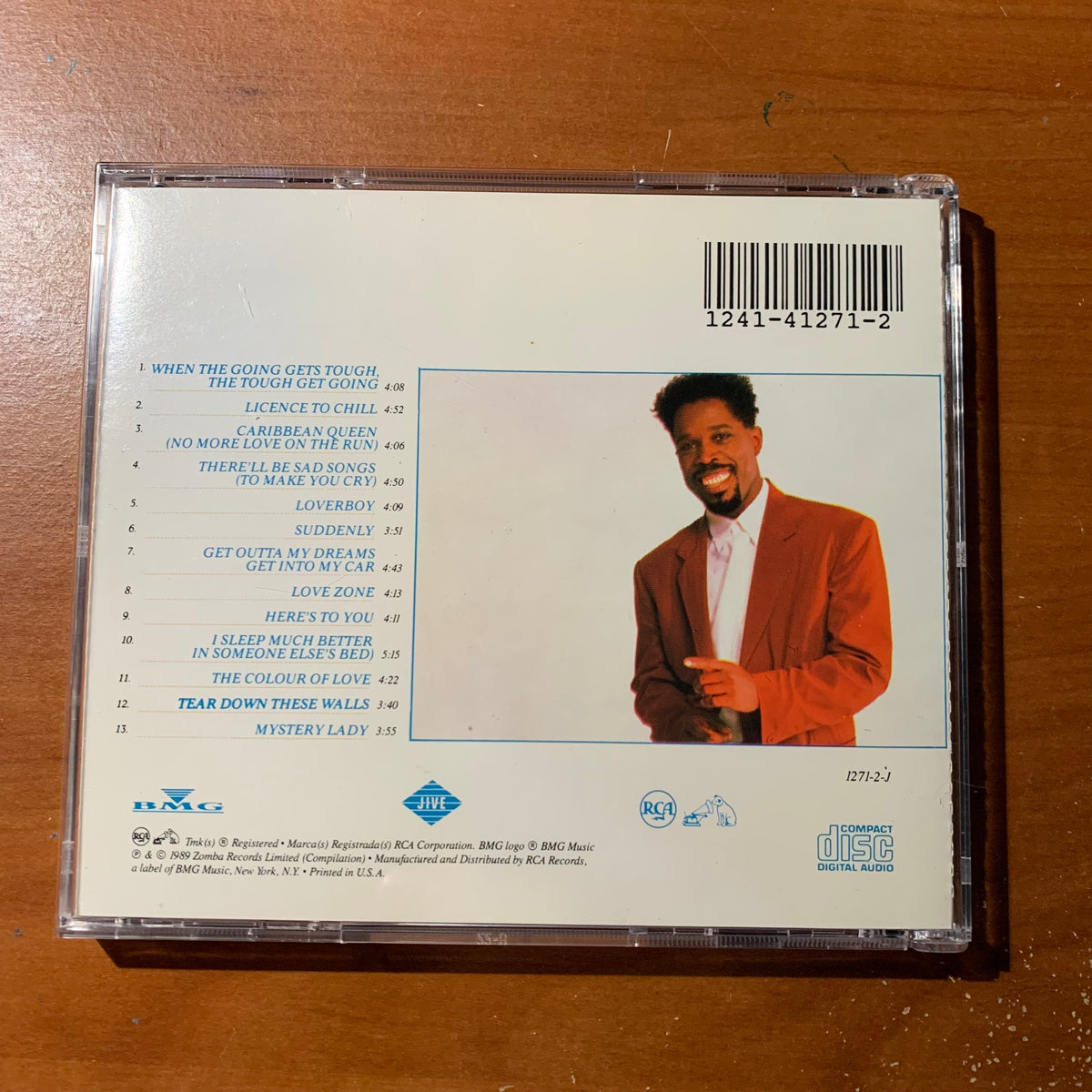 CD Billy Ocean 'Greatest Hits' (1989) NO FRONT COVER Caribbean Queen ...