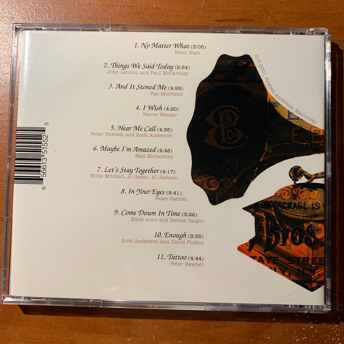 CD Hewlett Anderson Waslousky 'That's What I Heard' (2001) Pennsylvani ...