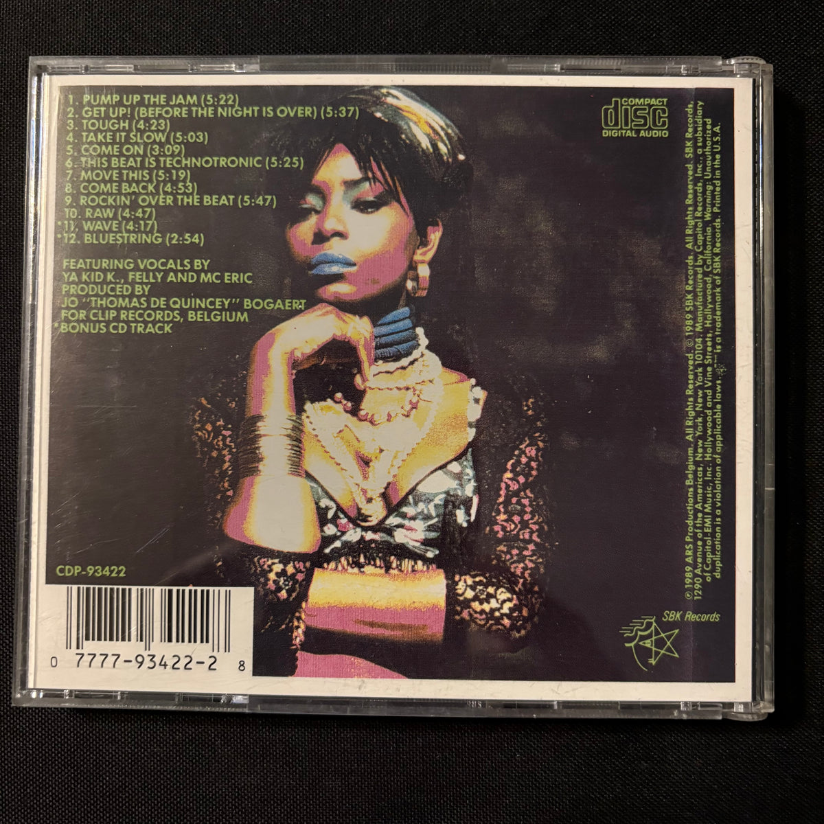 CD Technotronic 'Pump Up the Jam: The Album' (1989) Get Up, Move This ...