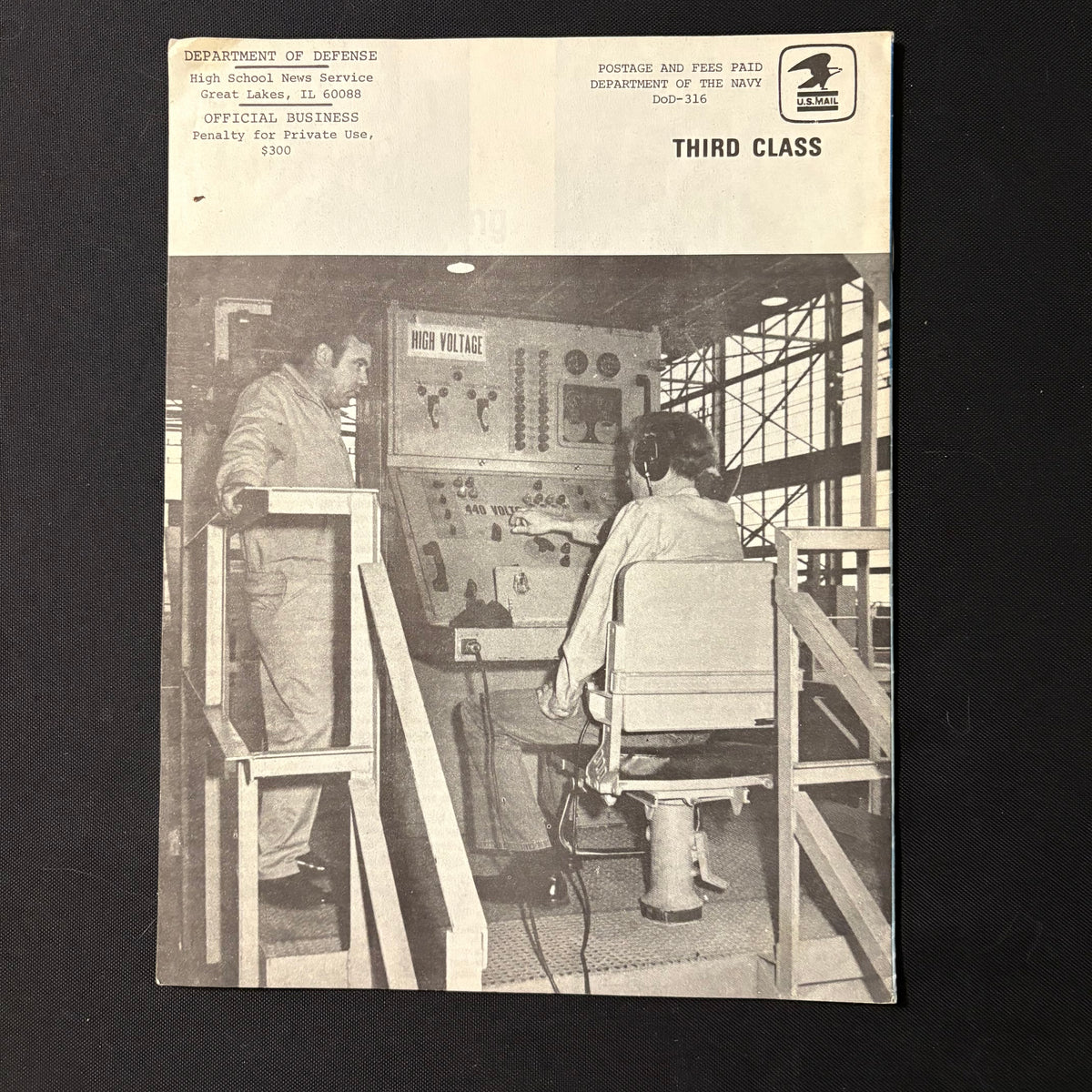 MAGAZINE Report Oct 1974 military US Department of Defense high school ...