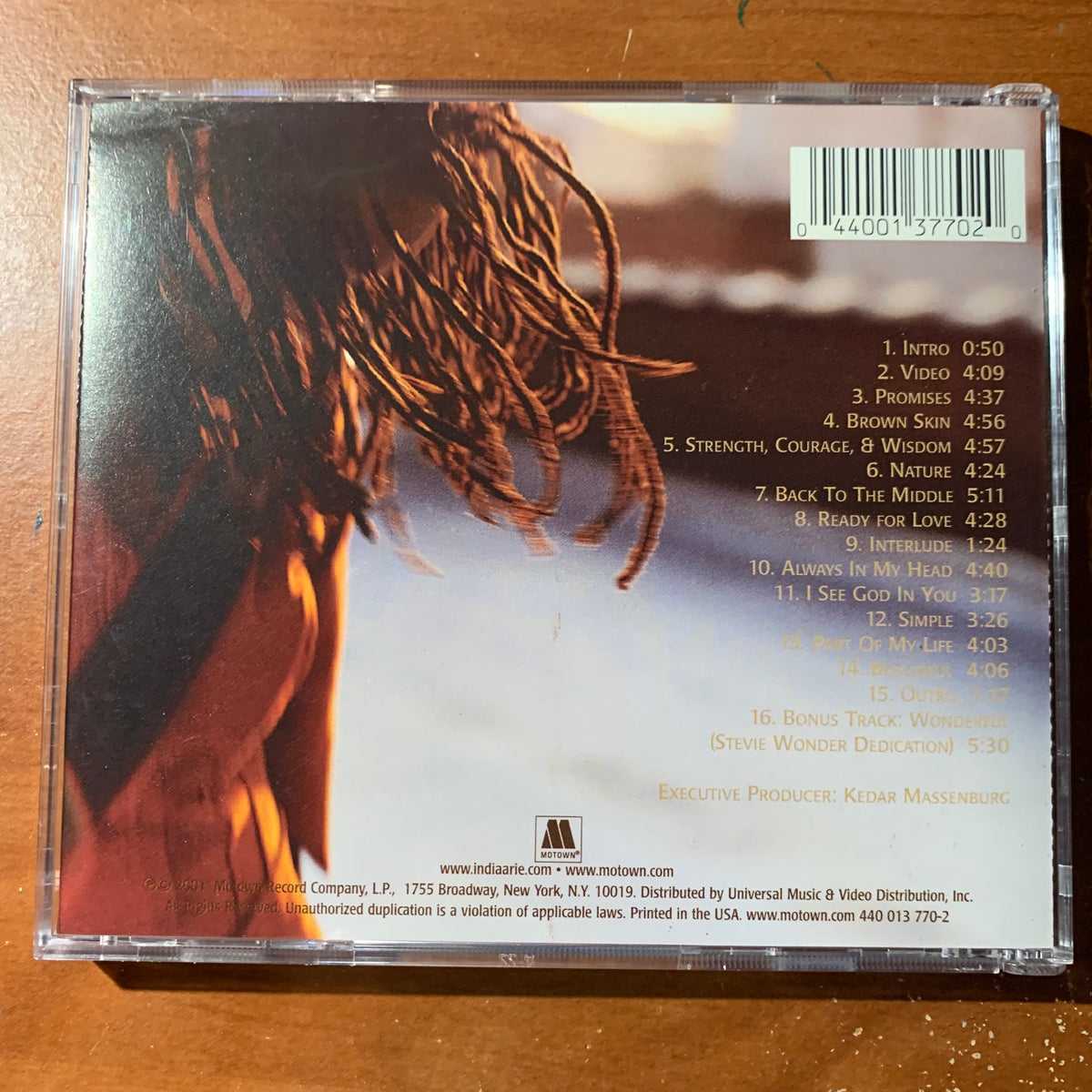 CD India.Arie 'Acoustic Soul' (2001) Video, Brown Skin – The Exile ...