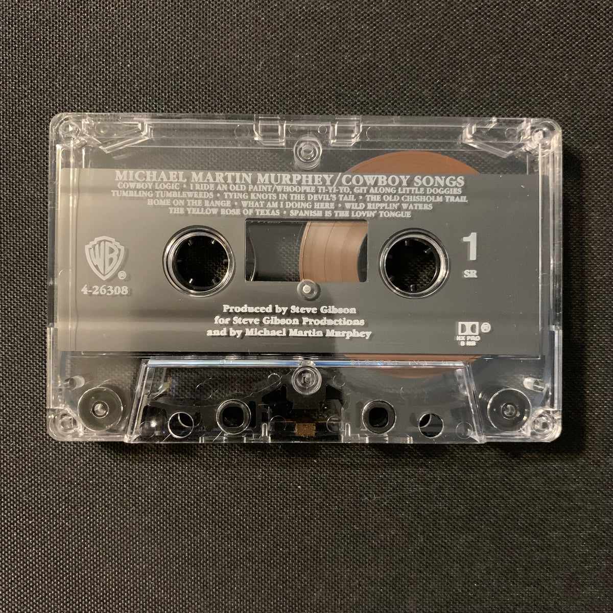 CASSETTE Michael Martin Murphey 'Cowboy Songs' (1990) Yellow Rose Of T ...