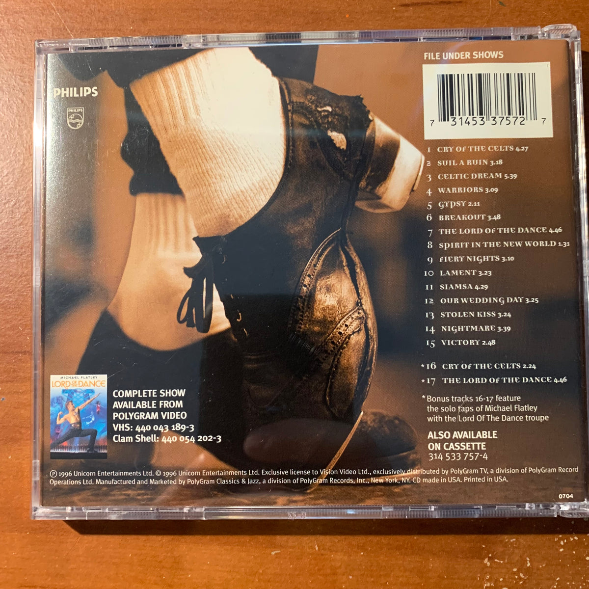 CD Ronan Hardiman 'Michael Flatley's Lord Of the Dance' (1996) – The ...