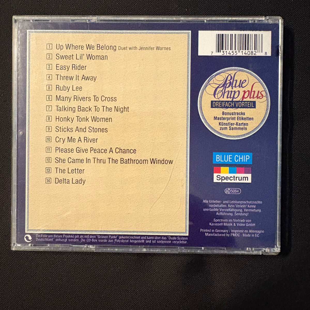 CD Joe Cocker 'Essential' (1995) Up Where We Belong, She Came In Throu ...