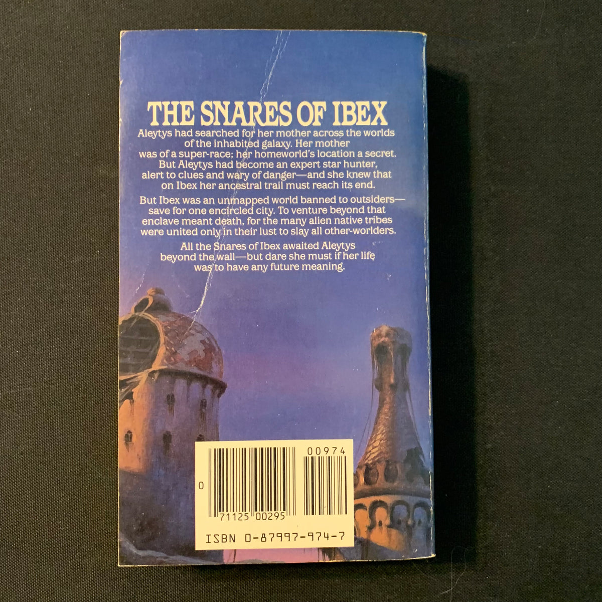 BOOK Jo Clayton 'The Snares of Ibex' (1984) PB science fiction fantasy ...