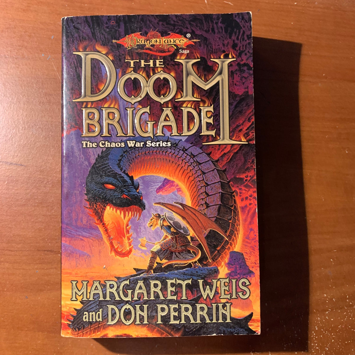 BOOK Margaret Weis, Don Perrin 'Dragonlance: The Doom Brigade' (1998 ...