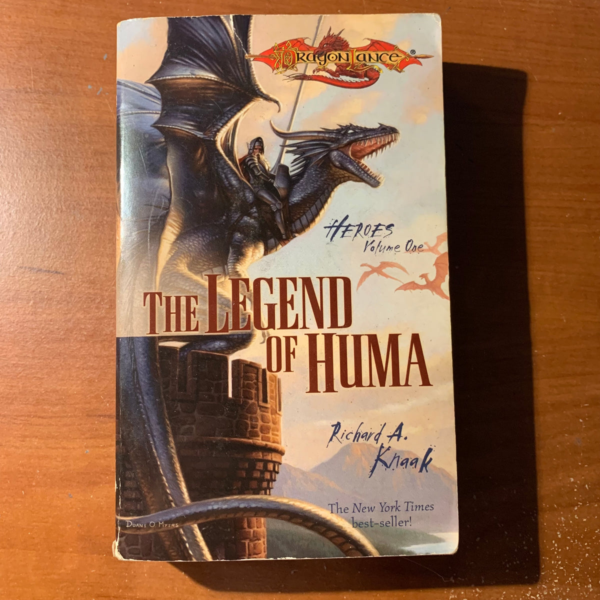 BOOK Richard A. Knaak 'Dragonlance: The Legend of Huma' (2004) Heroes ...
