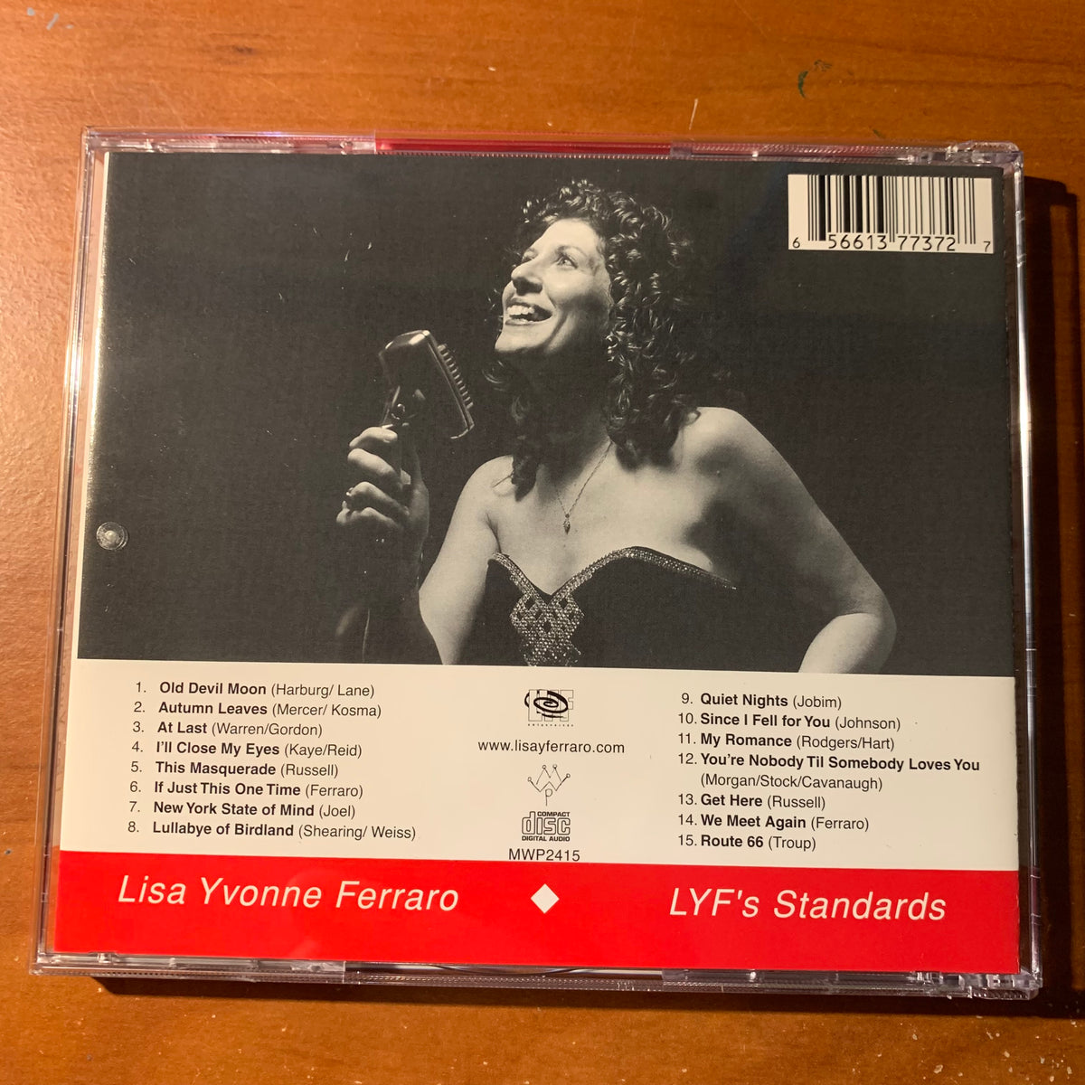 CD Lisa Yvonne Ferraro 'LYF's Standards' (2002) Pittsburgh jazz vocali ...