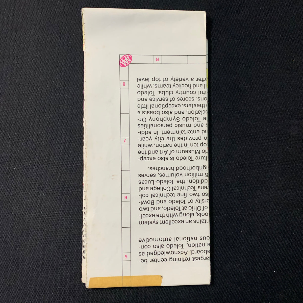 MAP Toledo Northwest Ohio 1980 AAA vintage travel road map city highwa ...