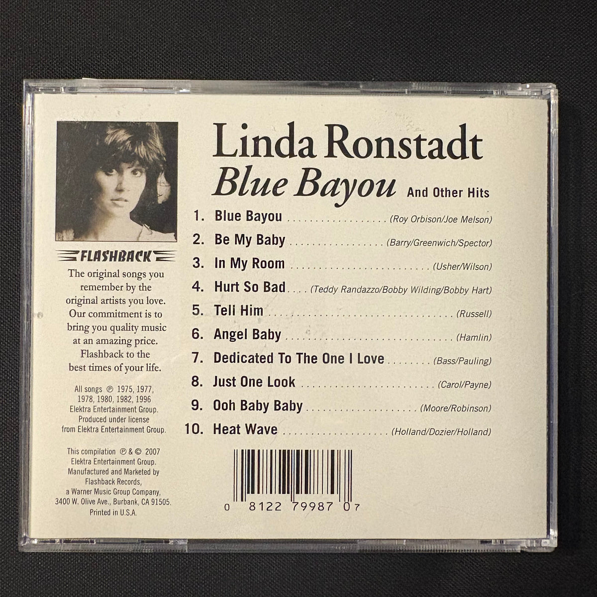 CD Linda Ronstadt 'Blue Bayou and Other Hits' (2007) Hurt So Bad, Just ...