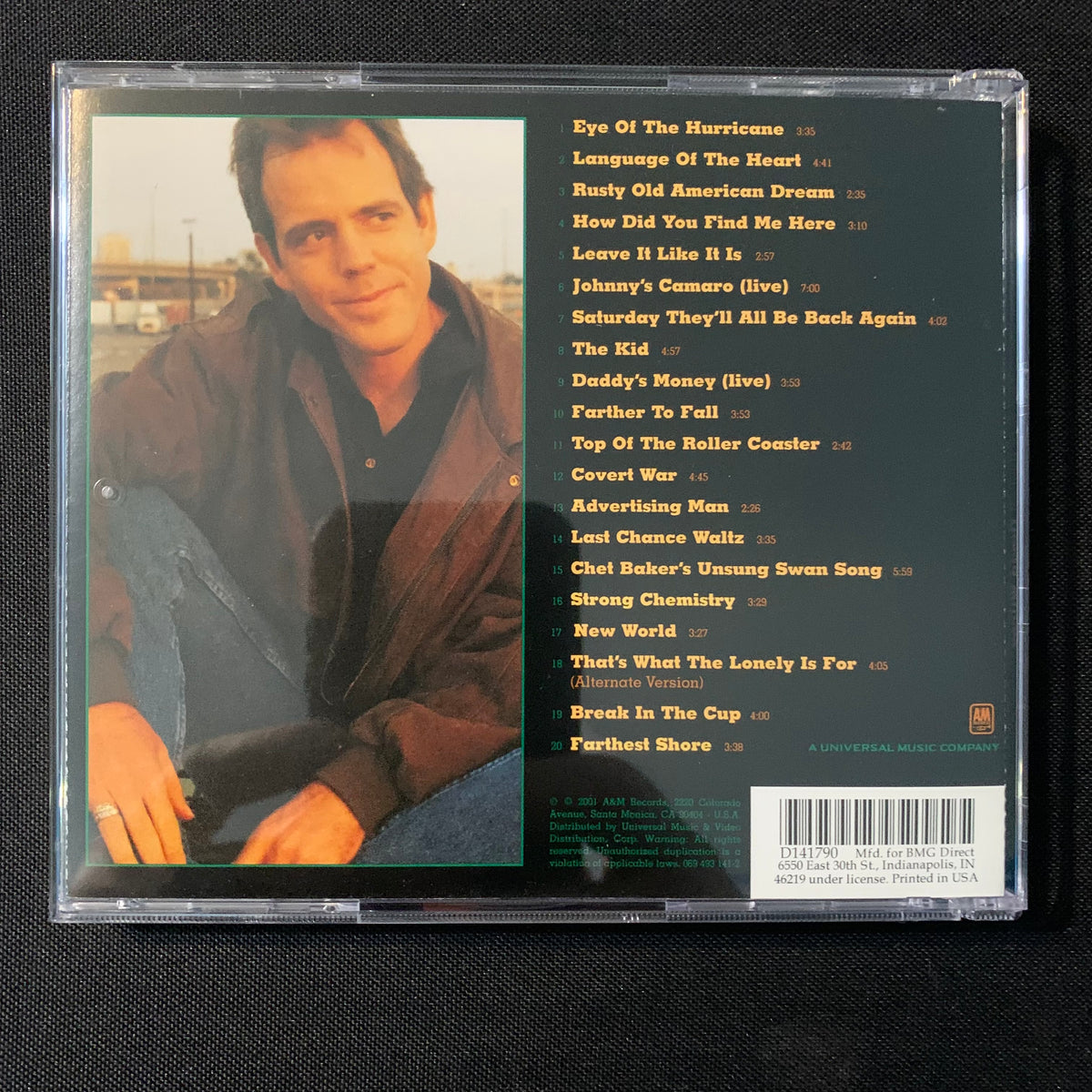CD David Wilcox 'Very Best Of' (2001) Eye of the Hurricane, Language o ...