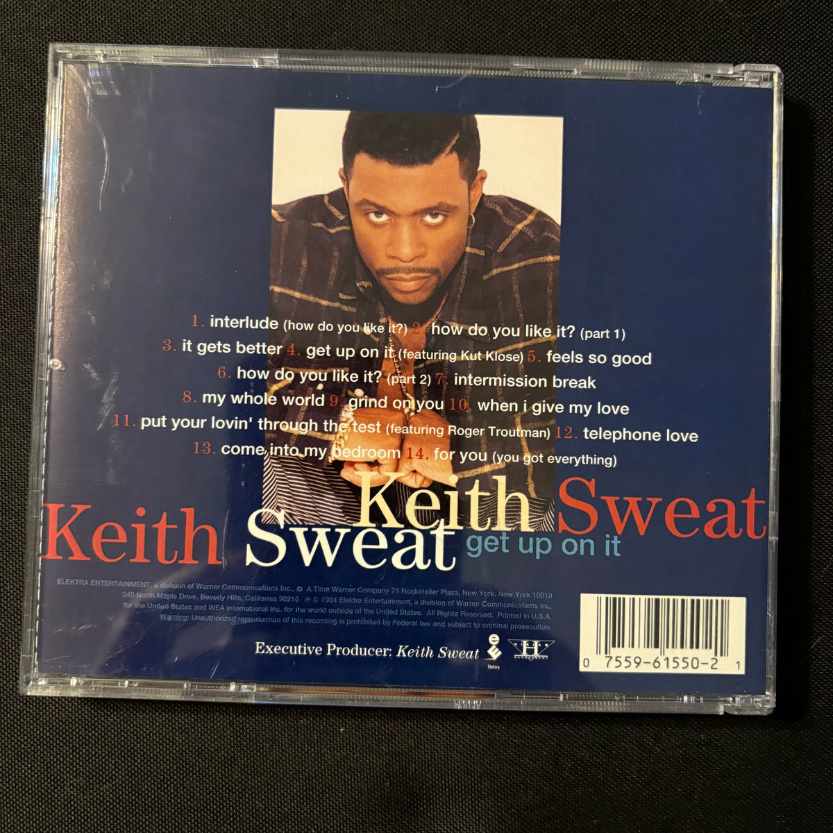 CD Keith Sweat 'Get Up On It' (1994) How Do You Like It, When I Give M ...