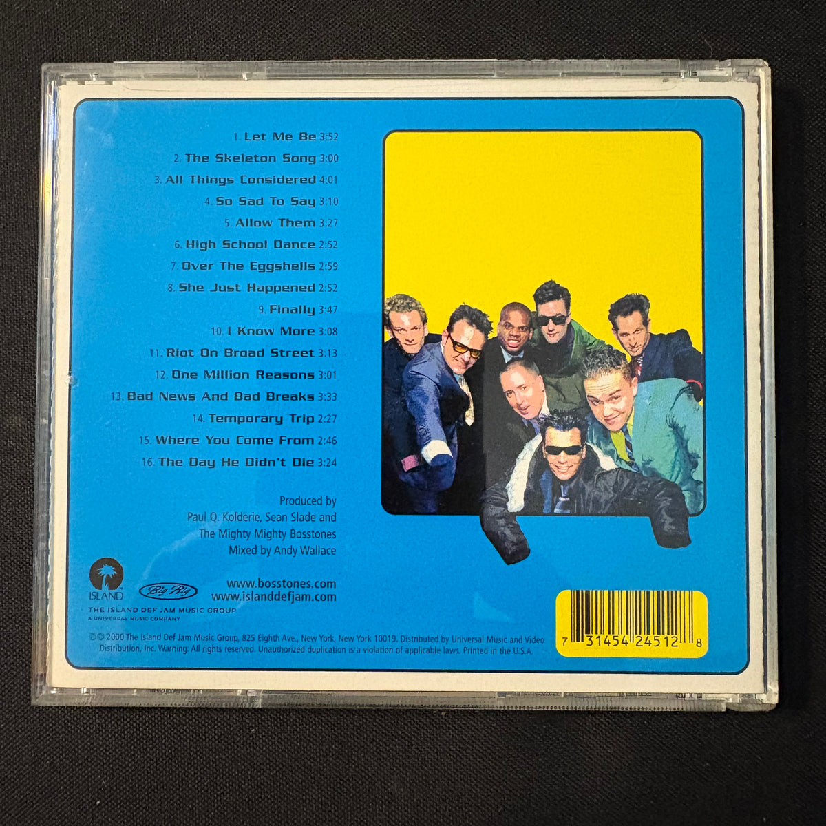 CD Mighty Mighty Bosstones 'Pay Attention' (2000) So Sad To Say – The ...