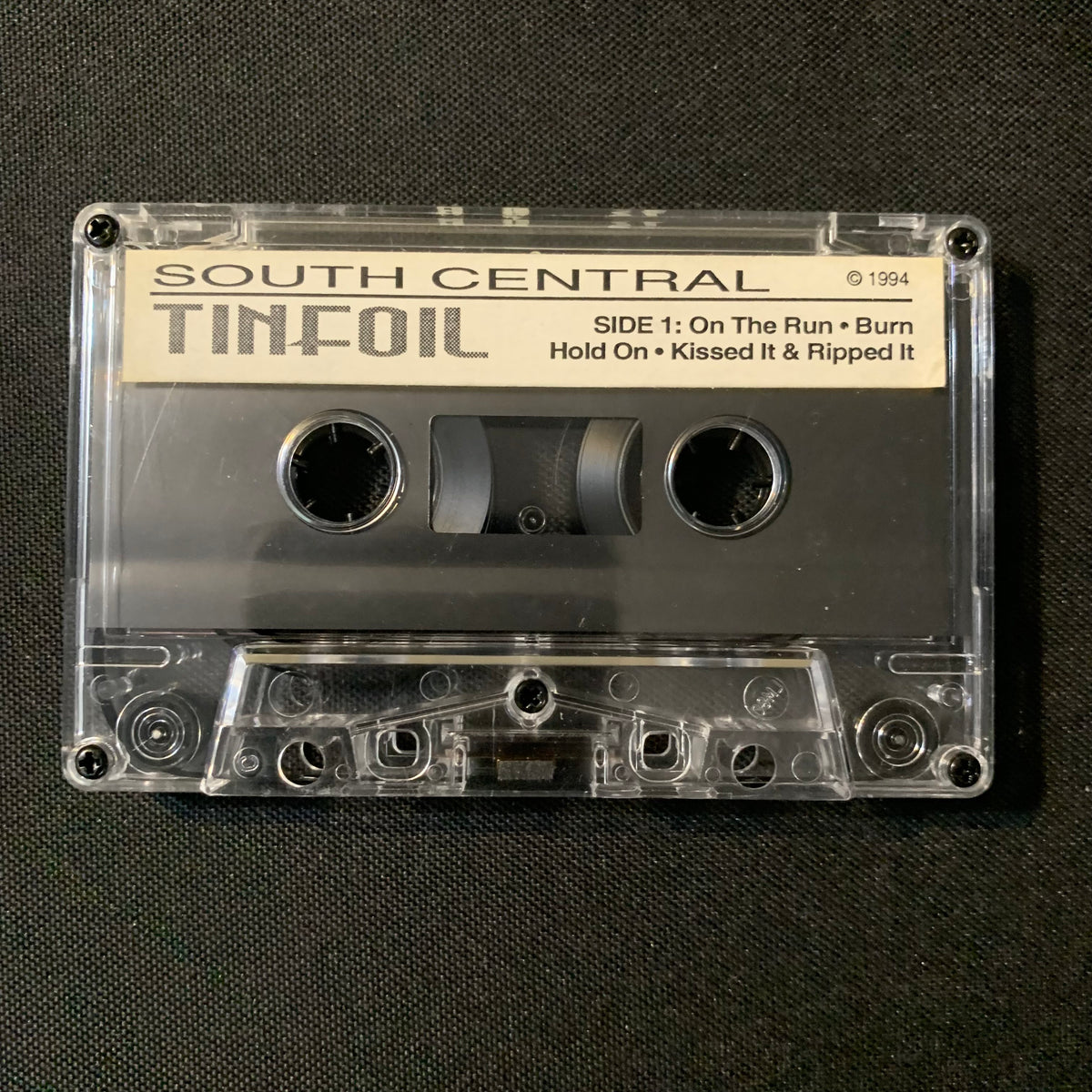 CASSETTE Tinfoil 'South Central' (1994) Tiffin Ohio independent rock b ...