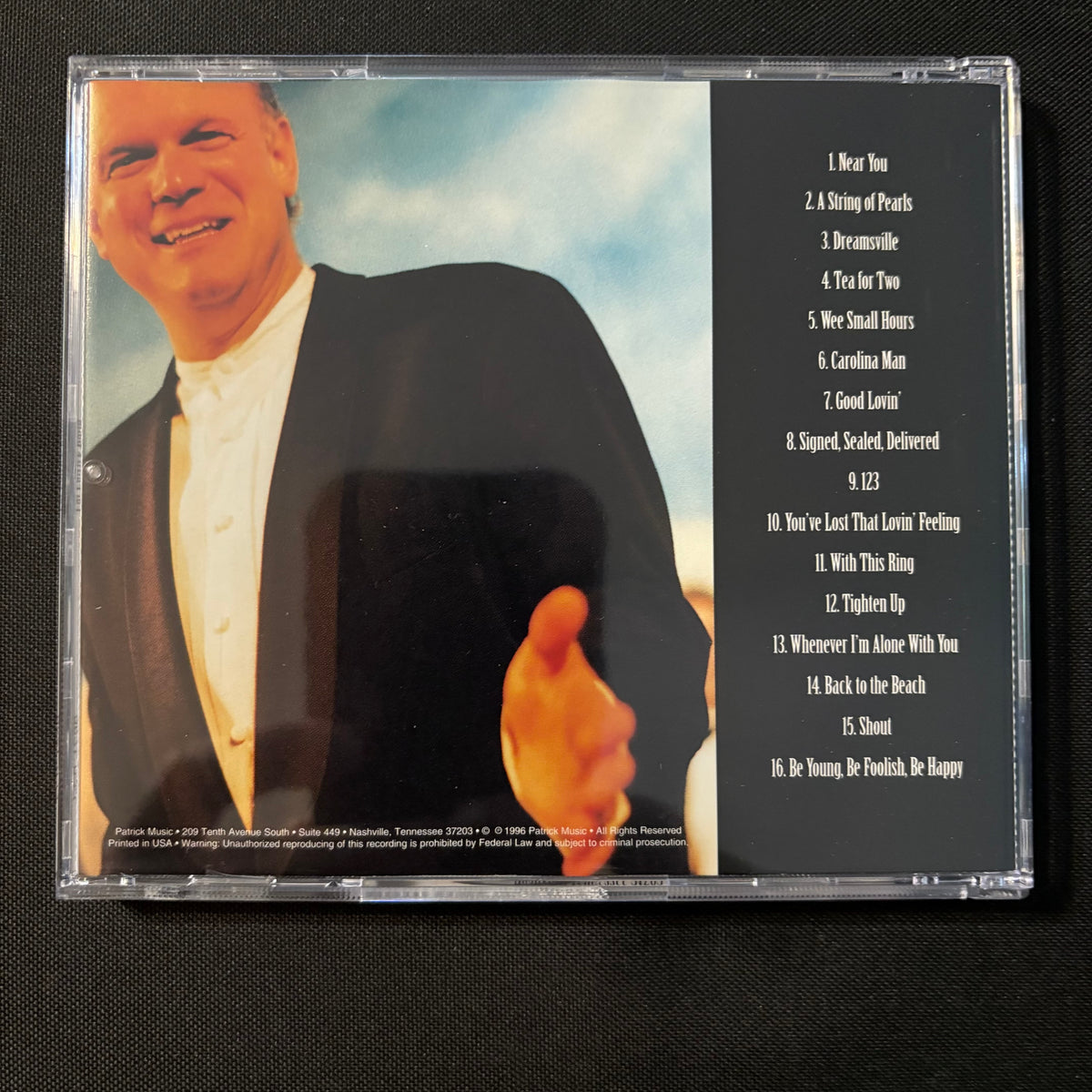 CD Pat Patrick Band 'Party Nights' (1996) Nashville big band jazz swin ...