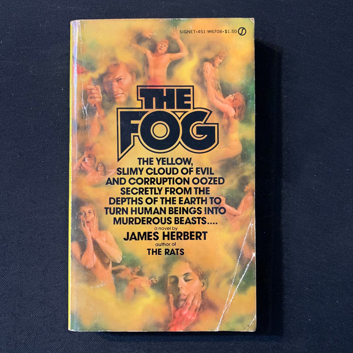 BOOK James Herbert 'The Fog' (1975) PB horror thriller science fiction ...