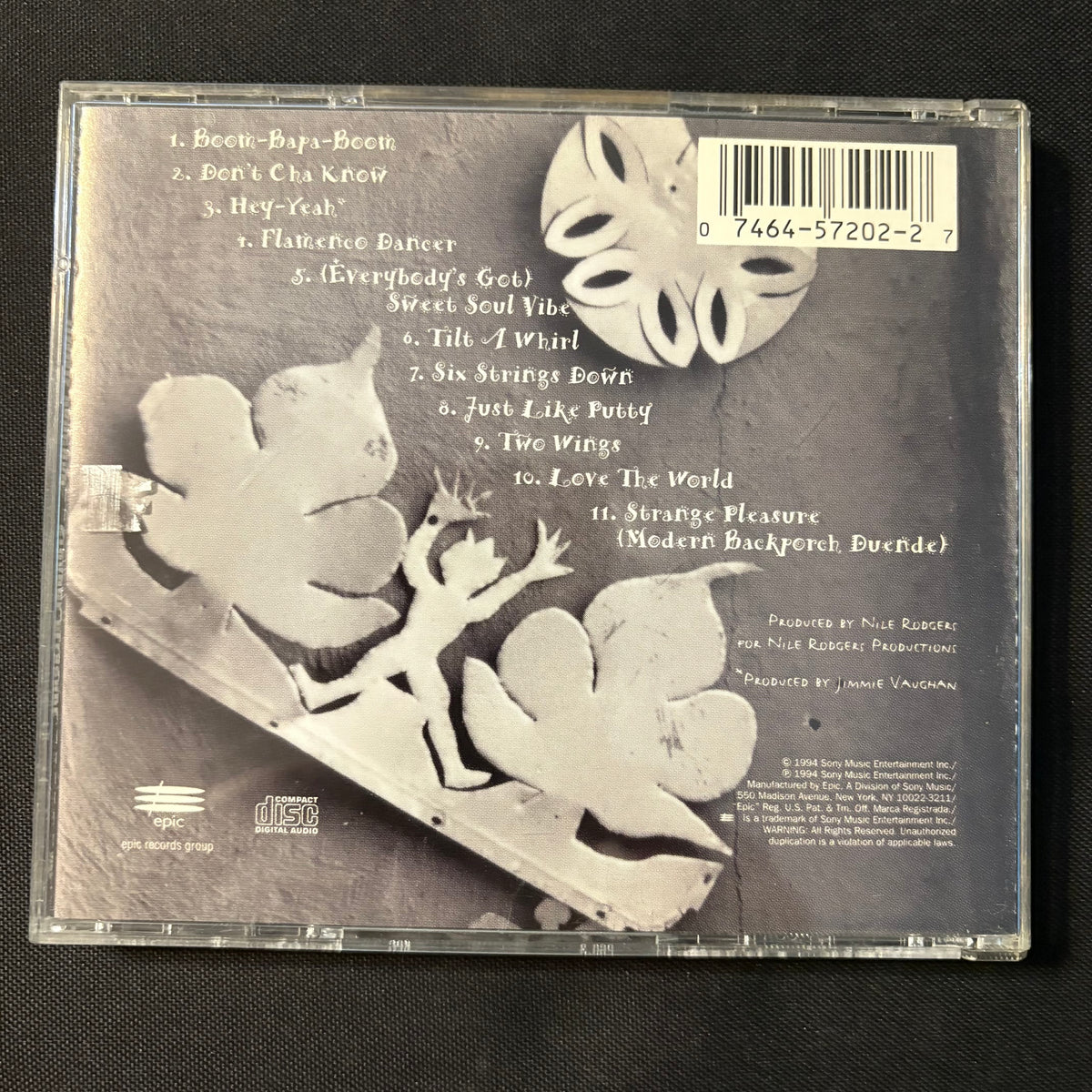 CD Jimmie Vaughan 'Strange Pleasure' (1994) Six Strings Down – The ...
